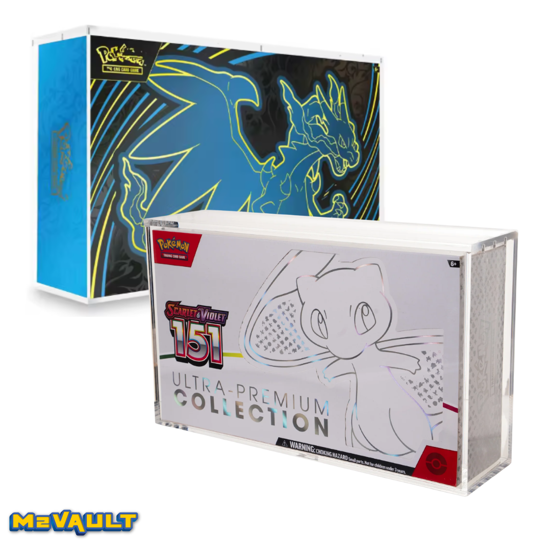 151 UPC / Mega Charizard UPC Acrylic Case – The M2 Vault